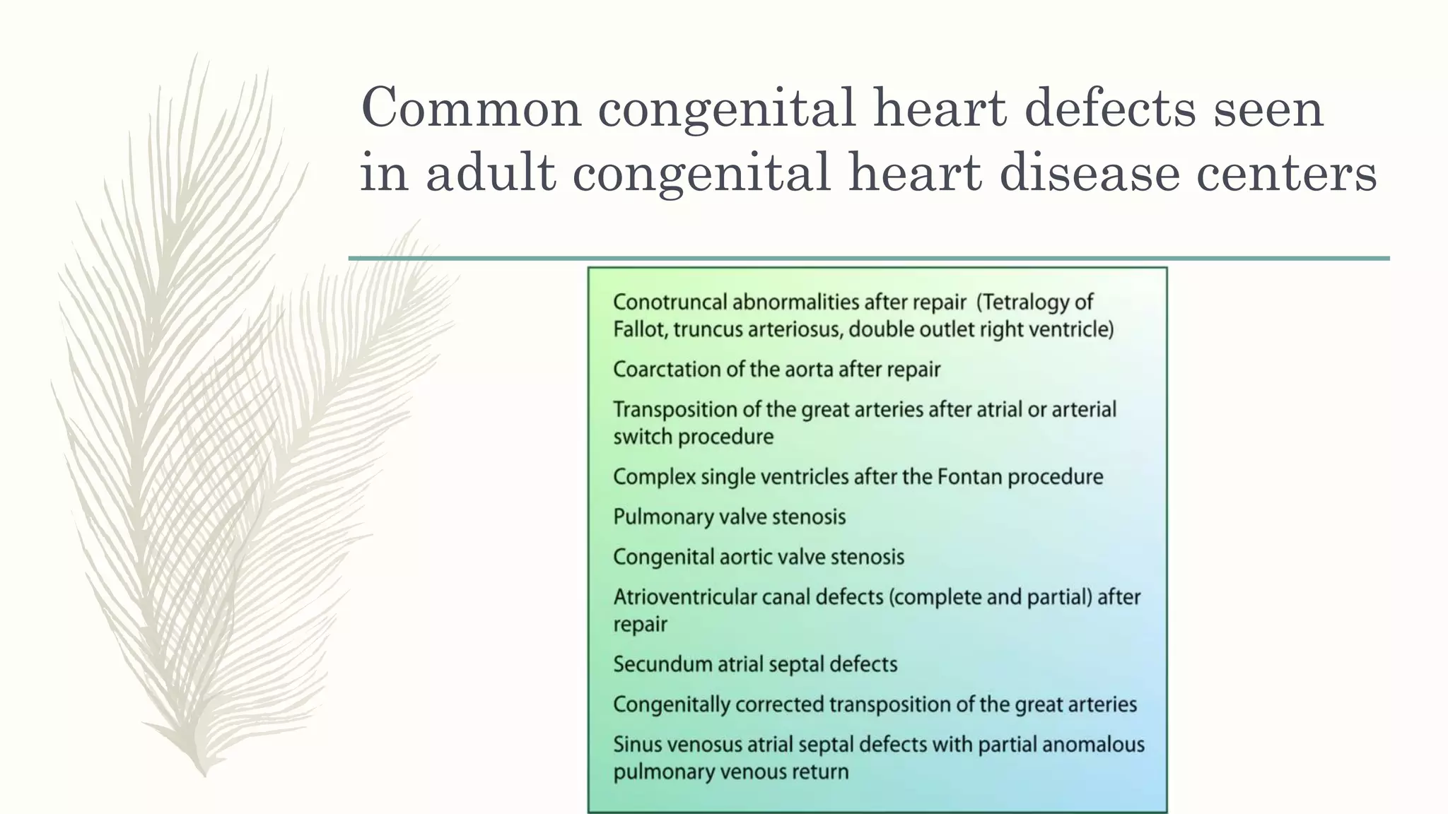 Anesthesia for Non cardiac Surgery in Adults with Congenital Heart ...