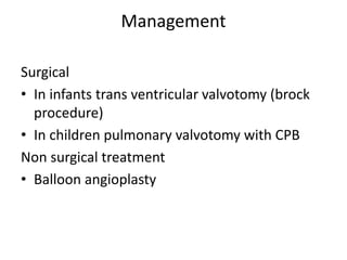 Congenital heart diseases in children | PPTX