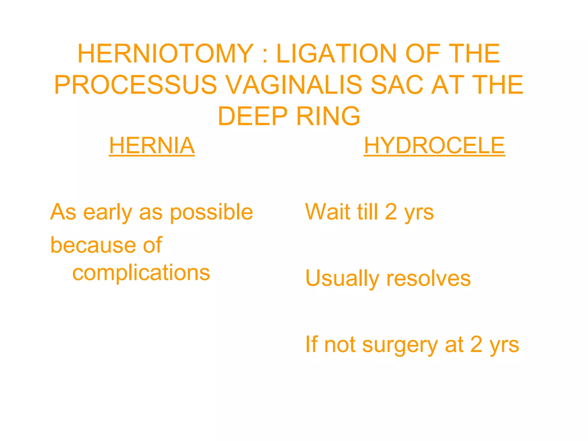 Congenital hernia and hydrocele | PPT
