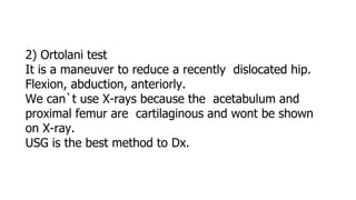 Congenital hip disease | PPTX