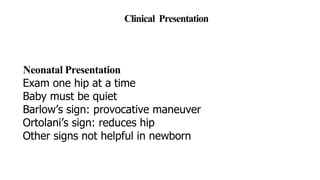 Congenital hip disease | PPTX