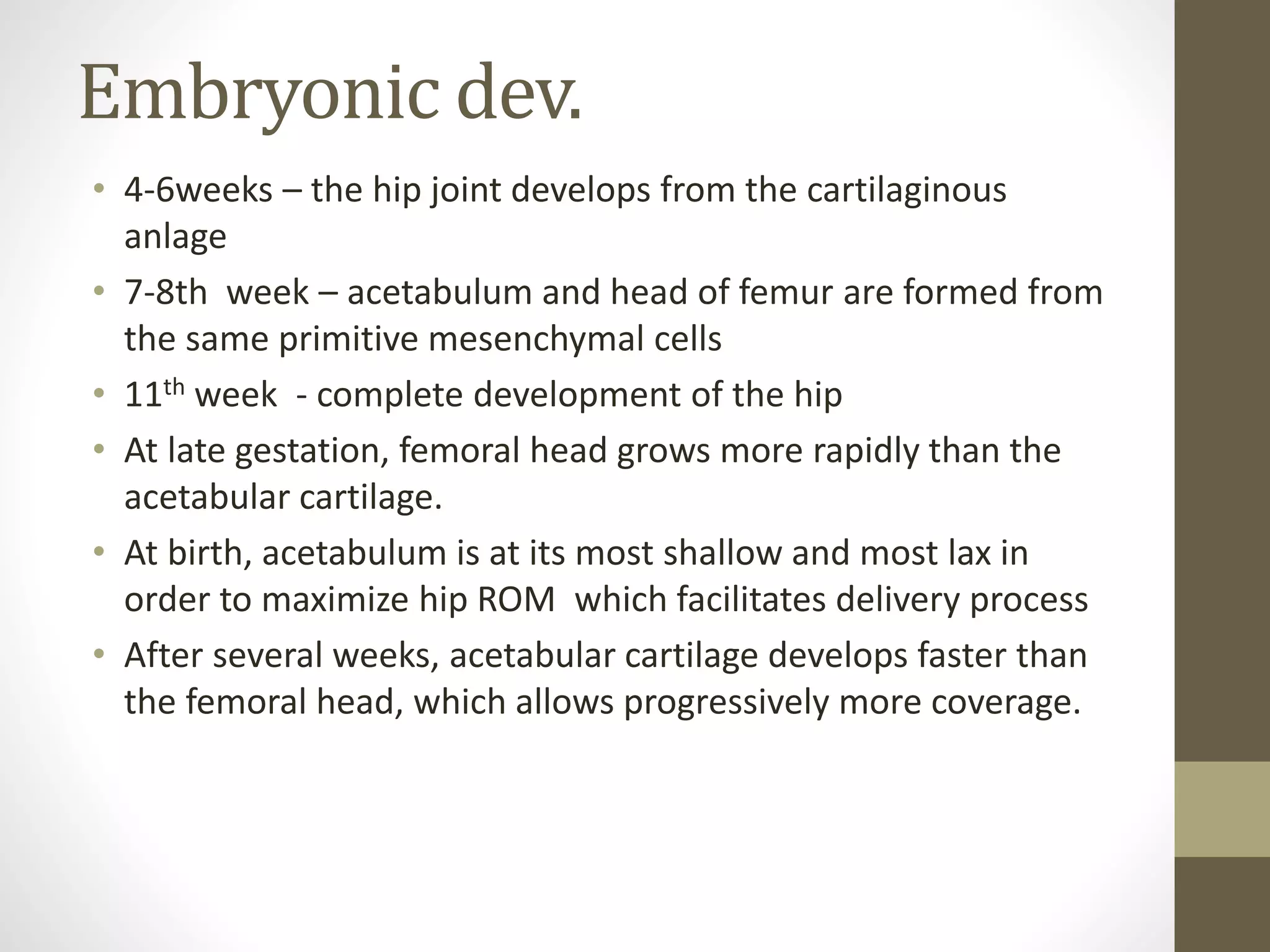 Congenital hip dysplasia | PPTX