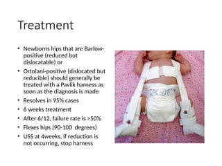 Congenital Hip Dysplasia involving subluxation | PPTX