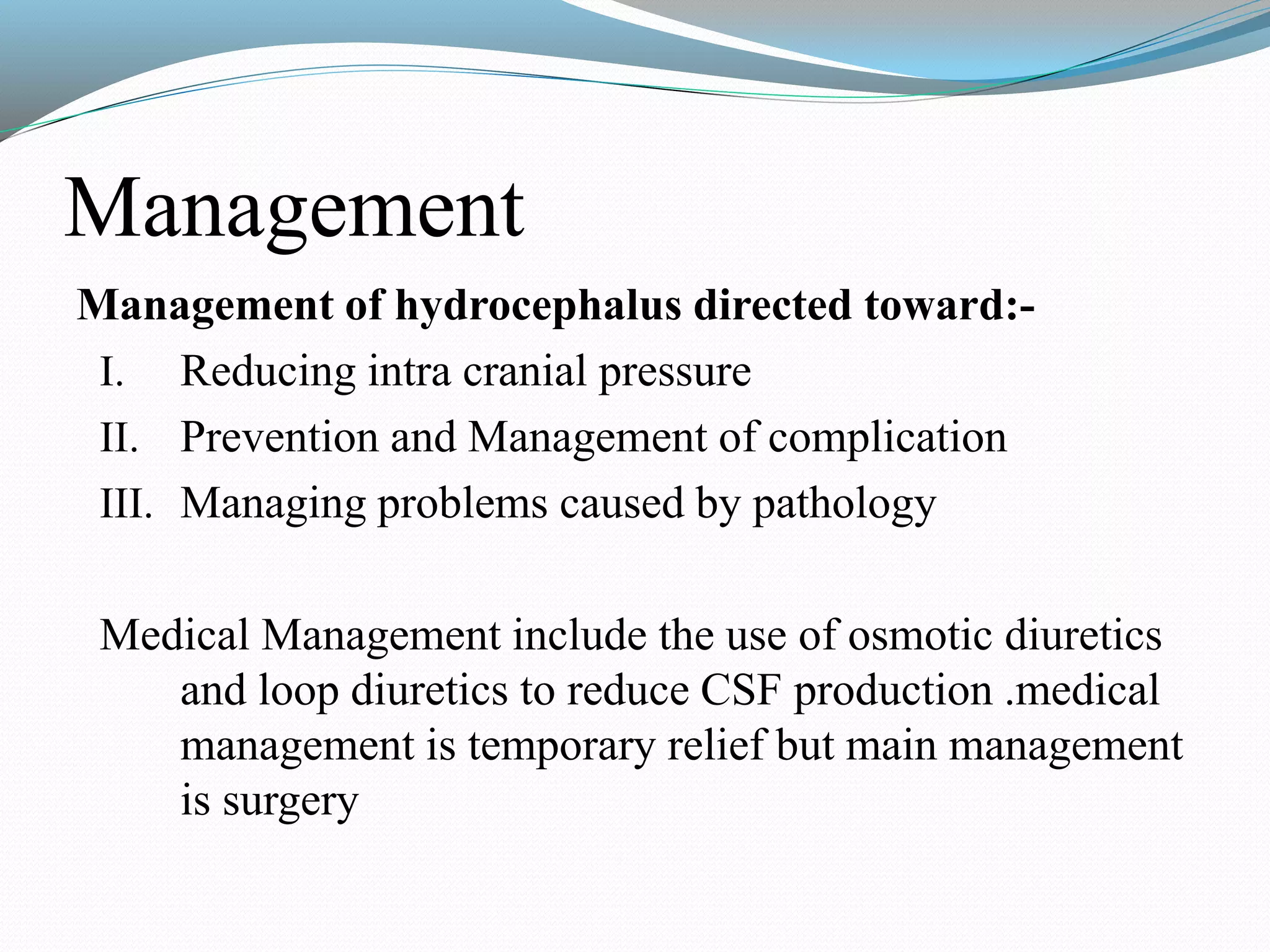 Hydrocephalus | PPTX