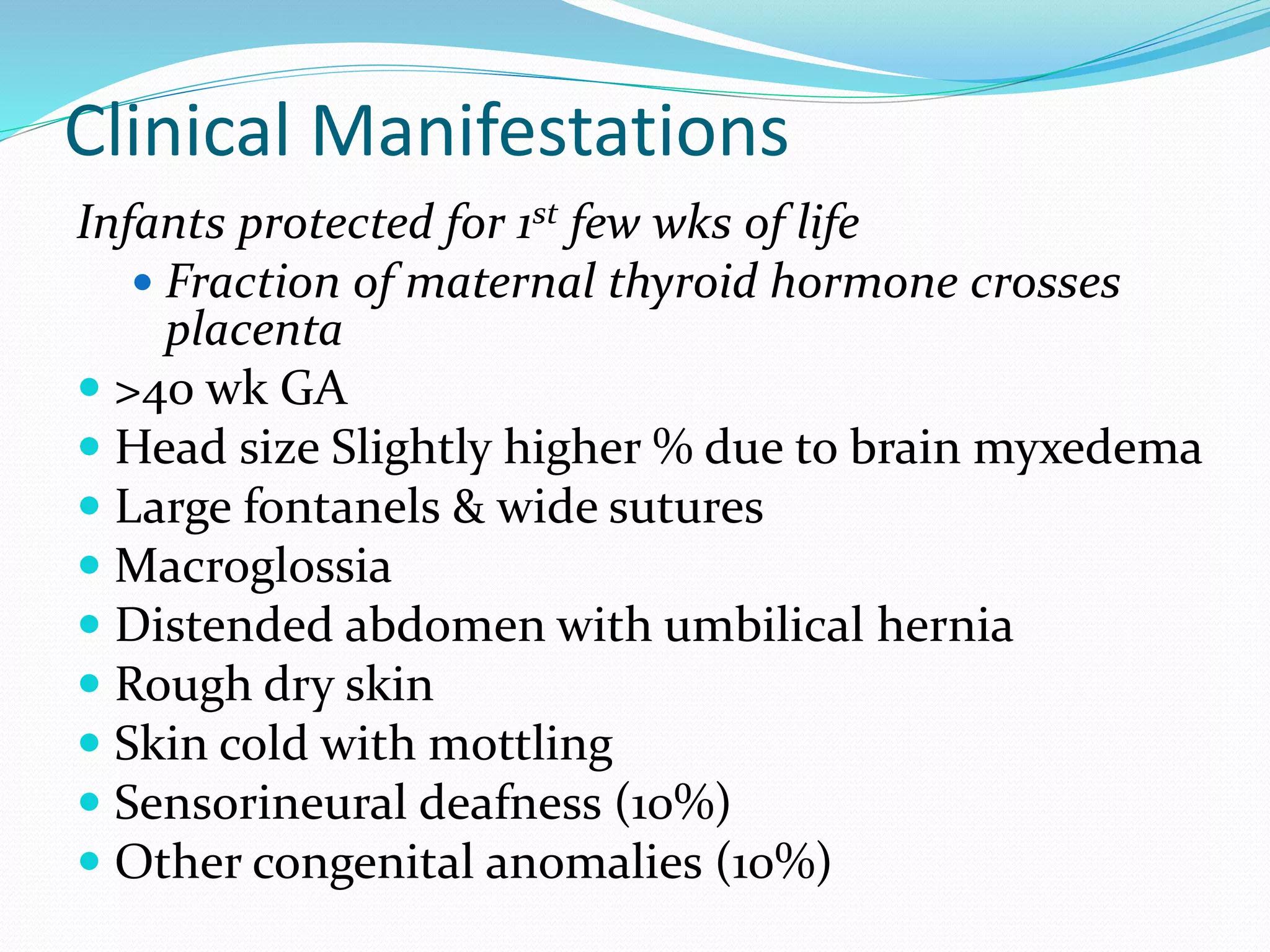 Congenital hypothyroidism | PPTX