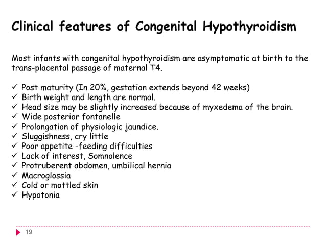 Congenital hypothyroidism | PPTX