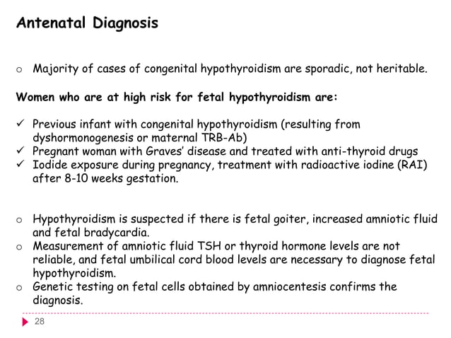Congenital hypothyroidism | PPTX