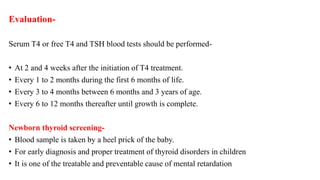 Congenital hypothyroidism | PPTX
