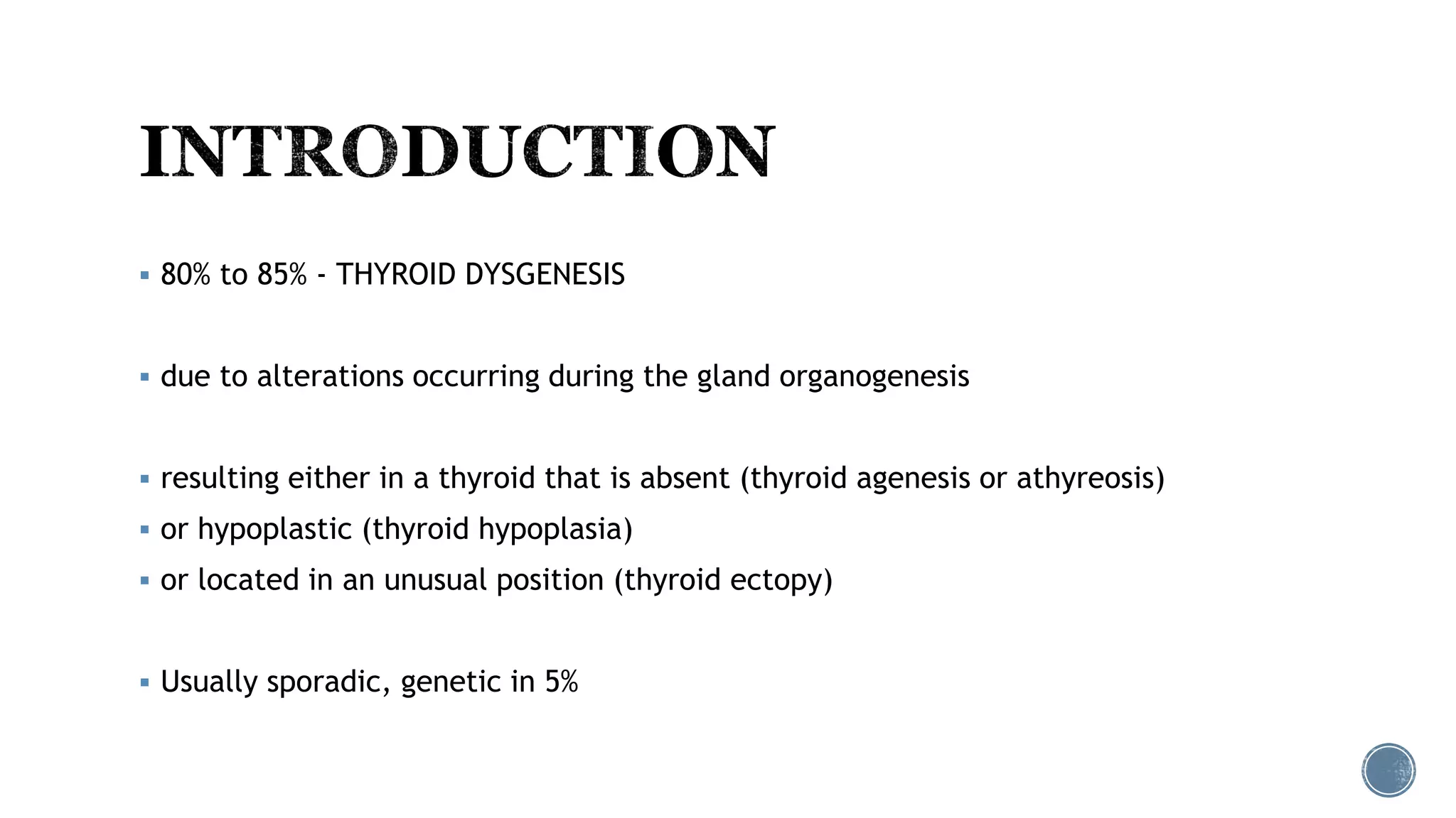 CONGENITAL HYPOTHYROIDISM | PPTX