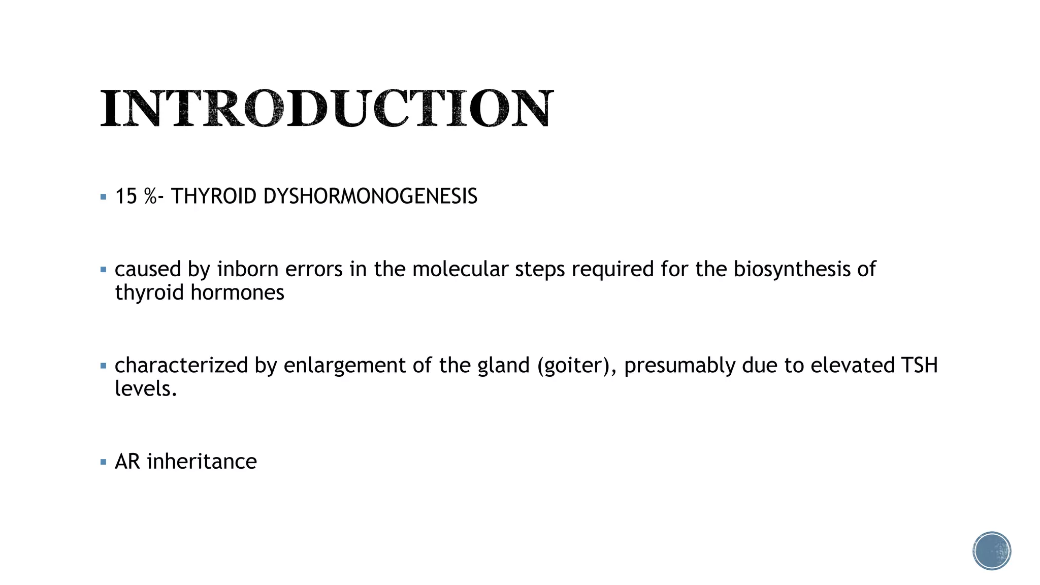CONGENITAL HYPOTHYROIDISM | PPTX