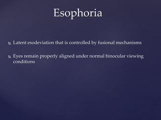 Congenital infantile esotropia | PPTX