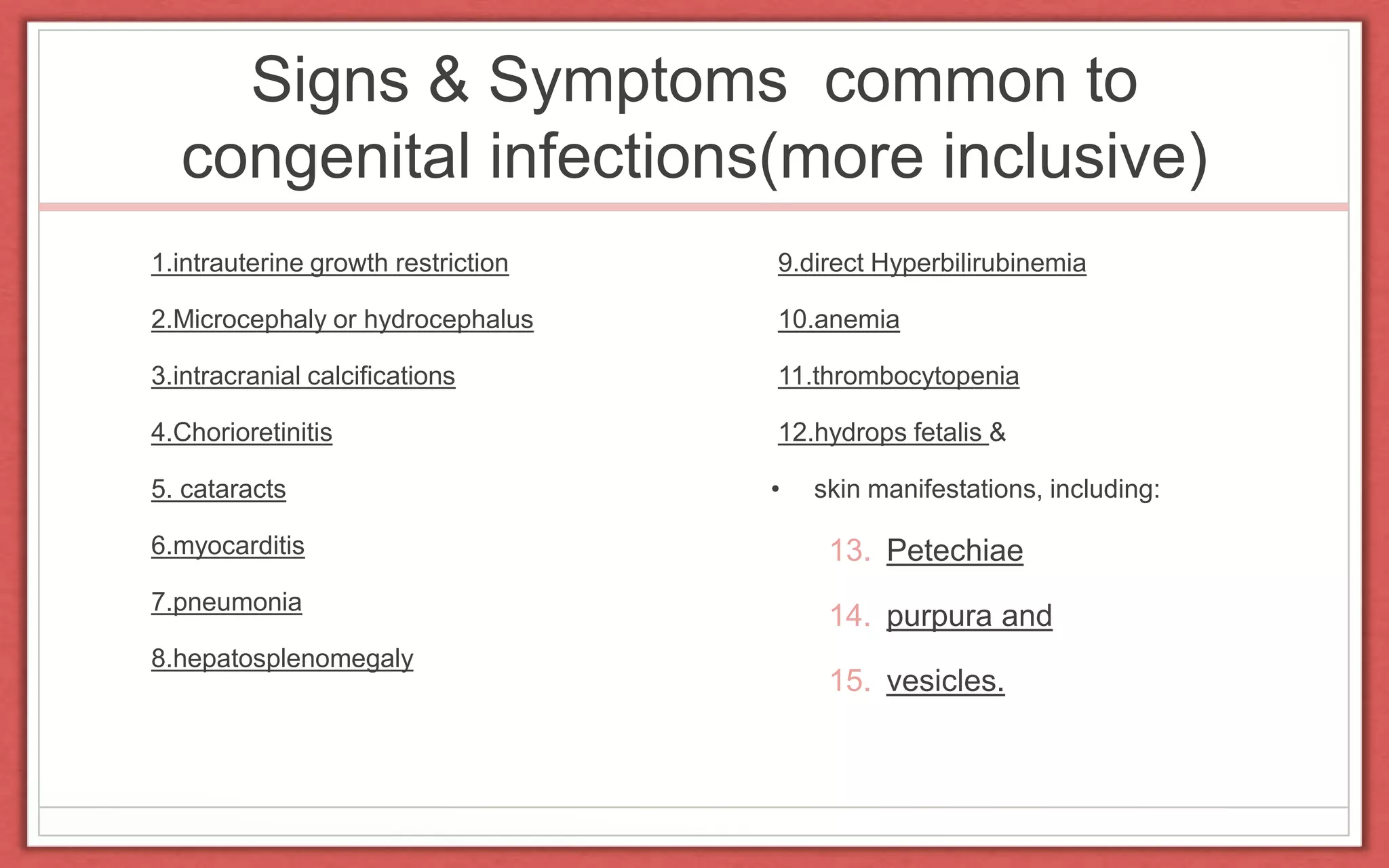 Congenital infections zac | PPTX