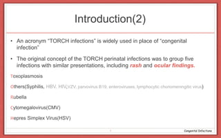 Congenital infections zac | PPTX