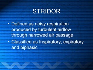 Congenital lesions of larynx | PPT