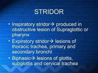Congenital lesions of larynx | PPT