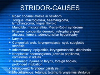 Congenital lesions of larynx | PPT