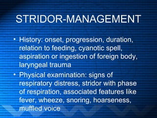 Congenital lesions of larynx | PPT