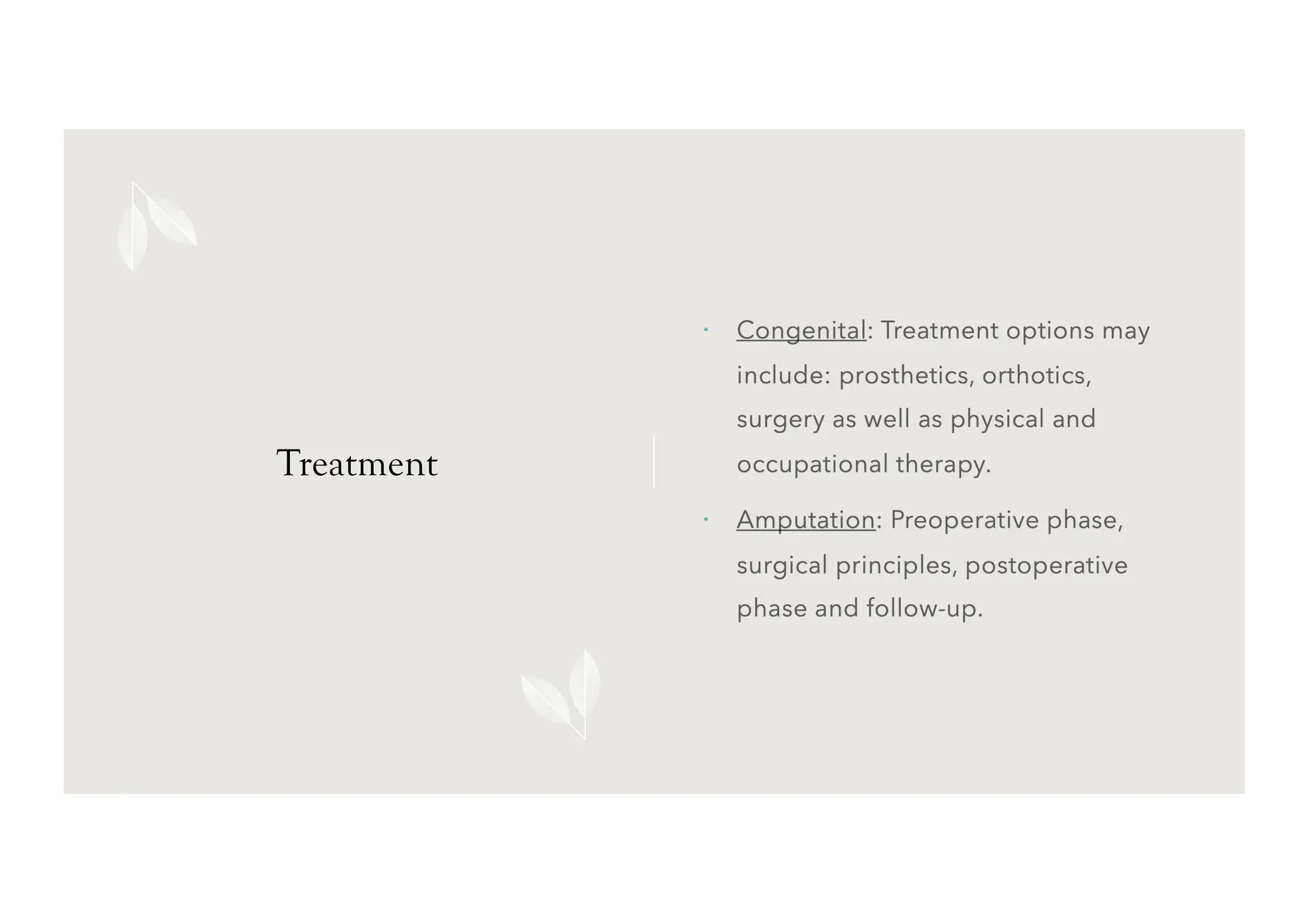 Congenital Limb deficiencies. Physiotherapy for pediatrics.pdf