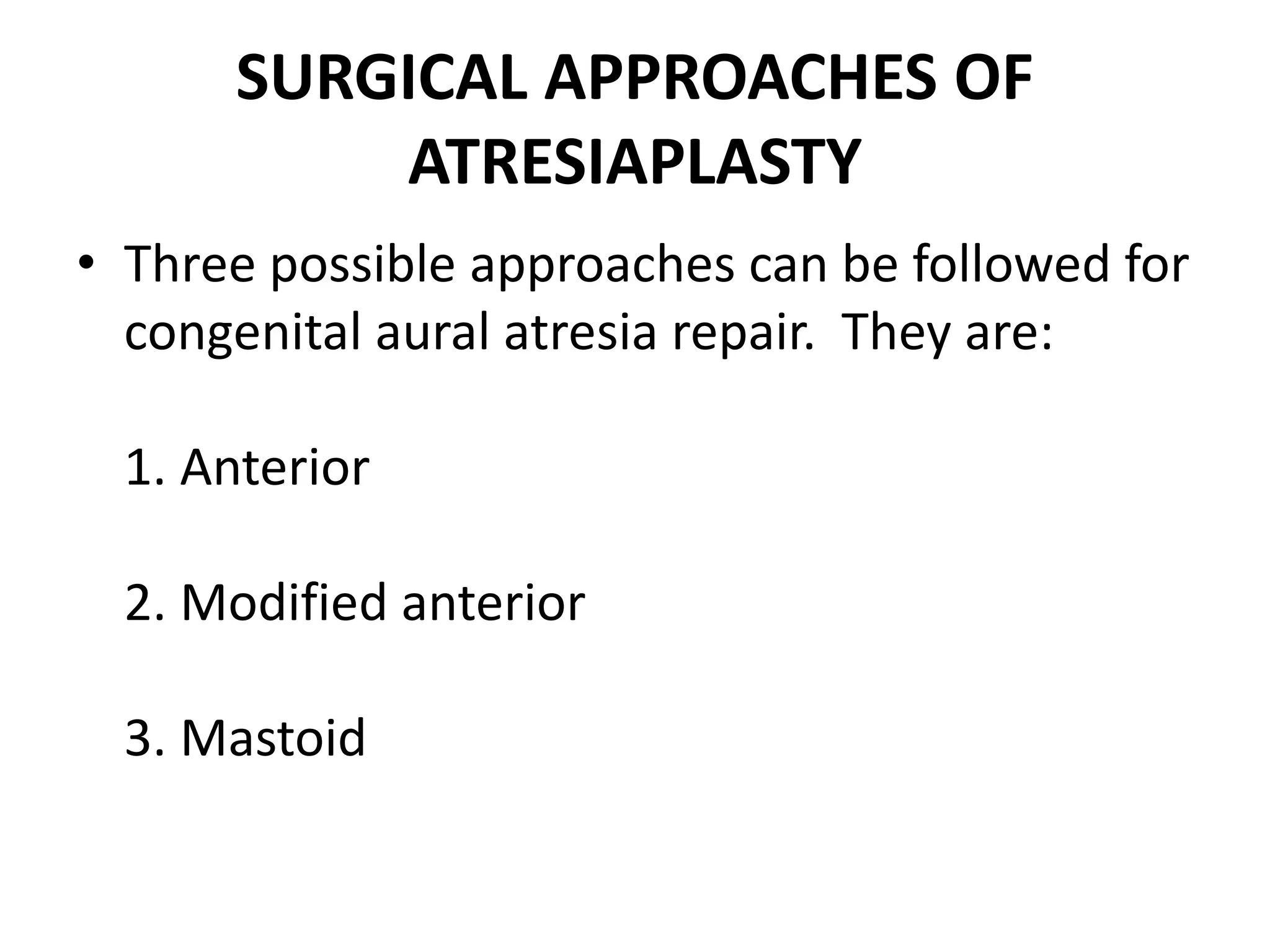 Congenital malformation of external ear and it’s management | PPTX