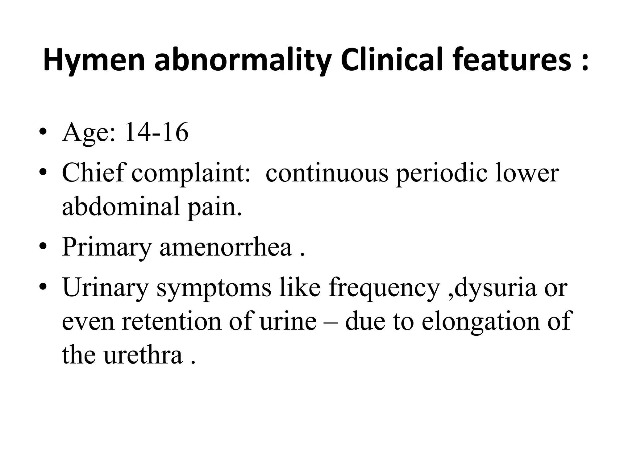 Congenital malformation of female reproductive organ | PPTX