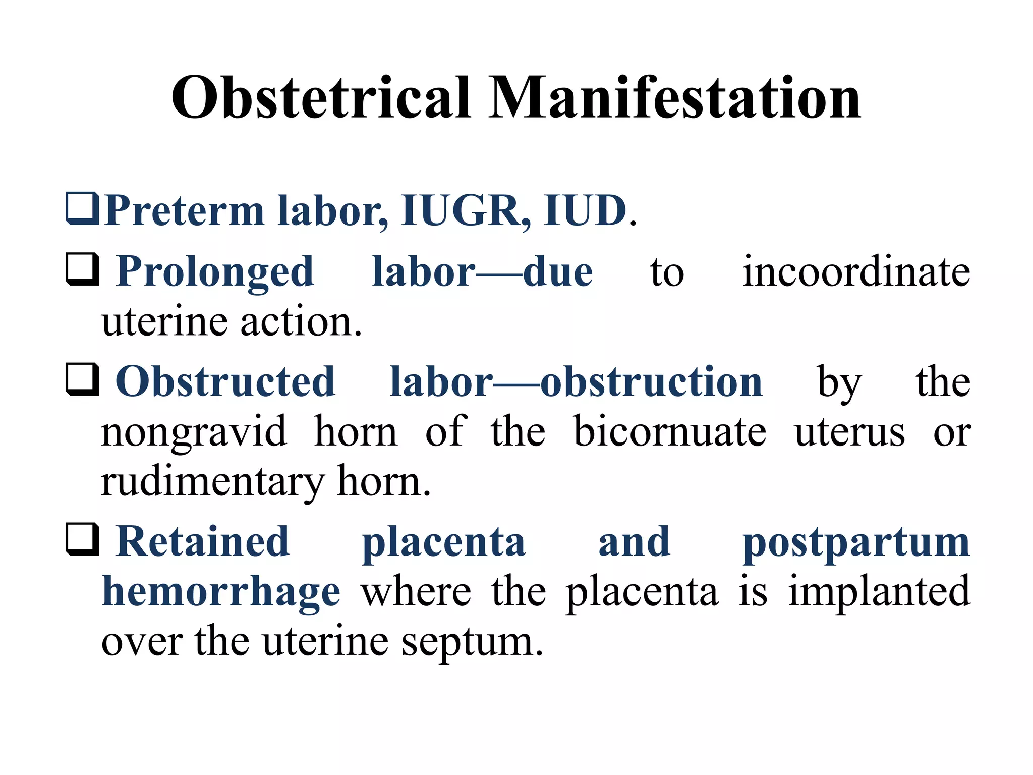 Congenital malformation of female reproductive organ | PPTX