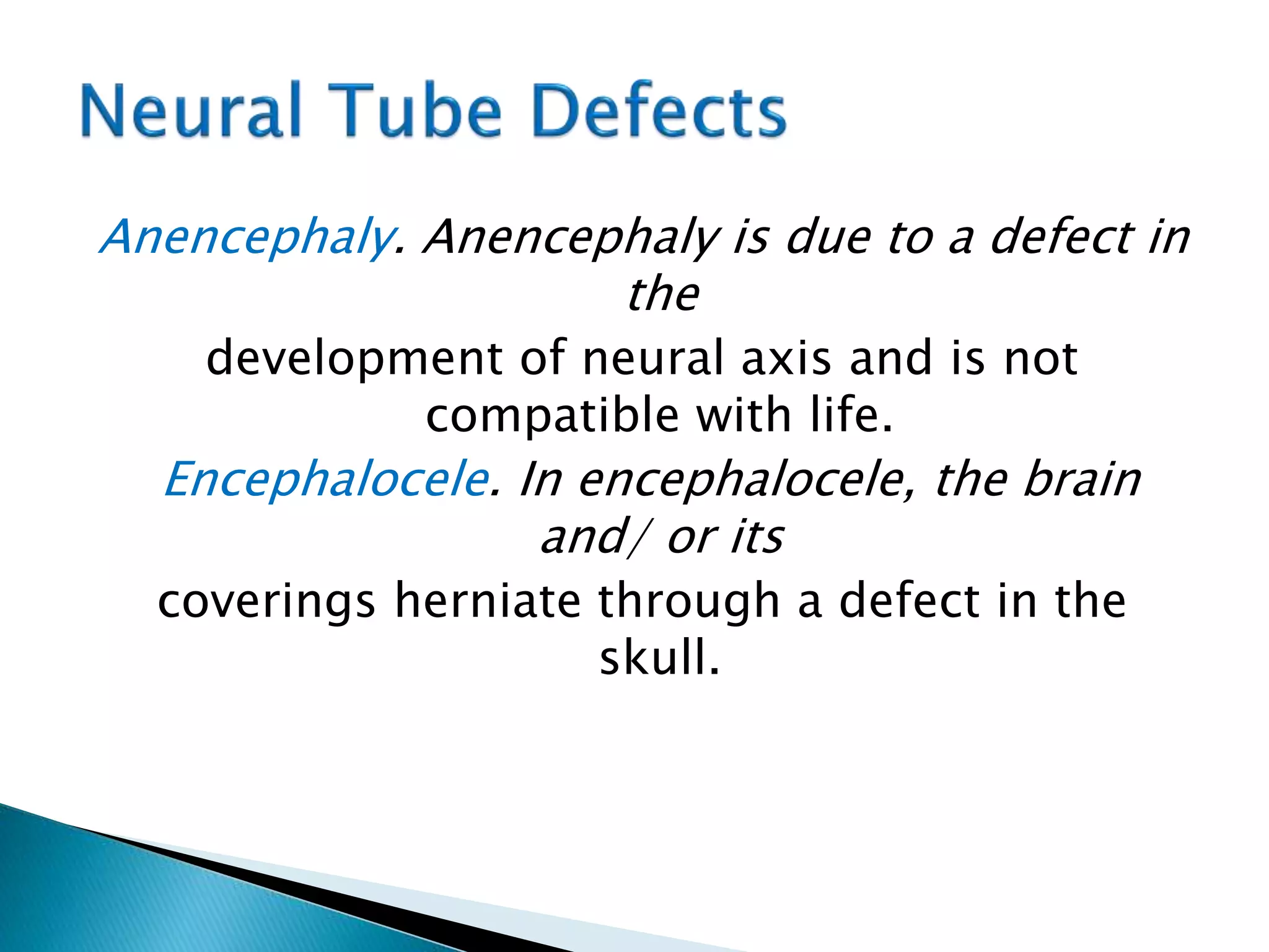 Congenital malformations | PPTX