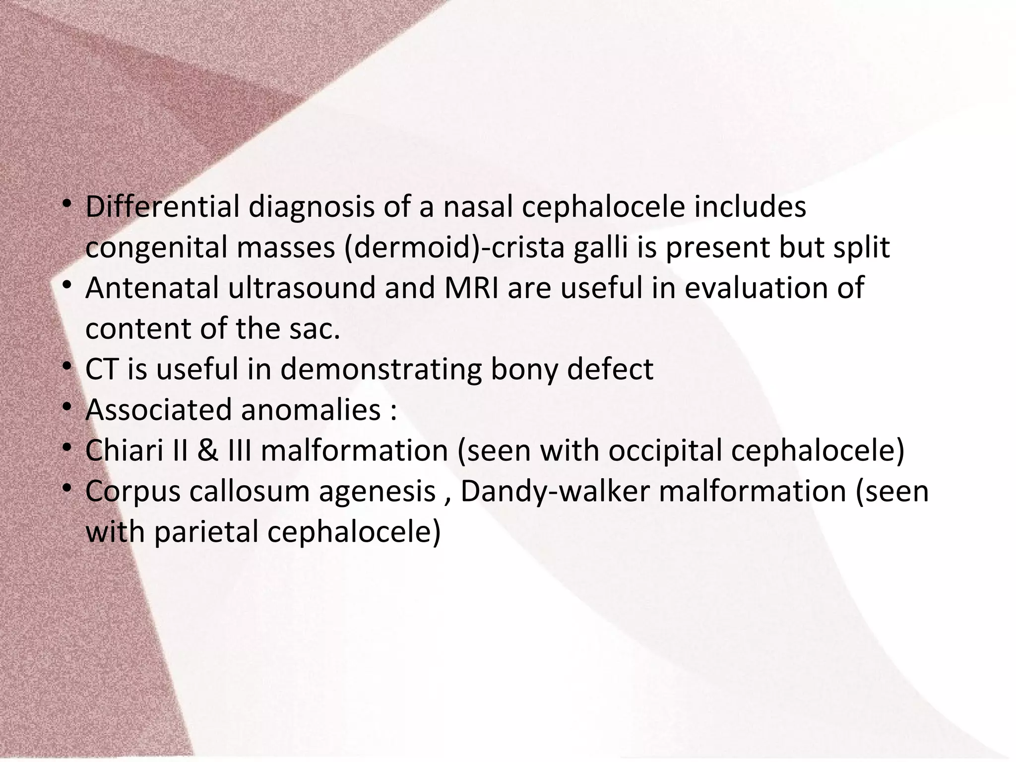 Congenital malformations of brain | PPT