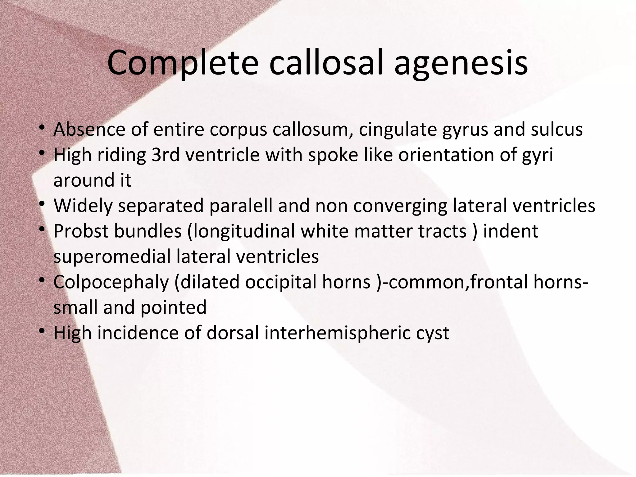 Congenital malformations of brain | PPT