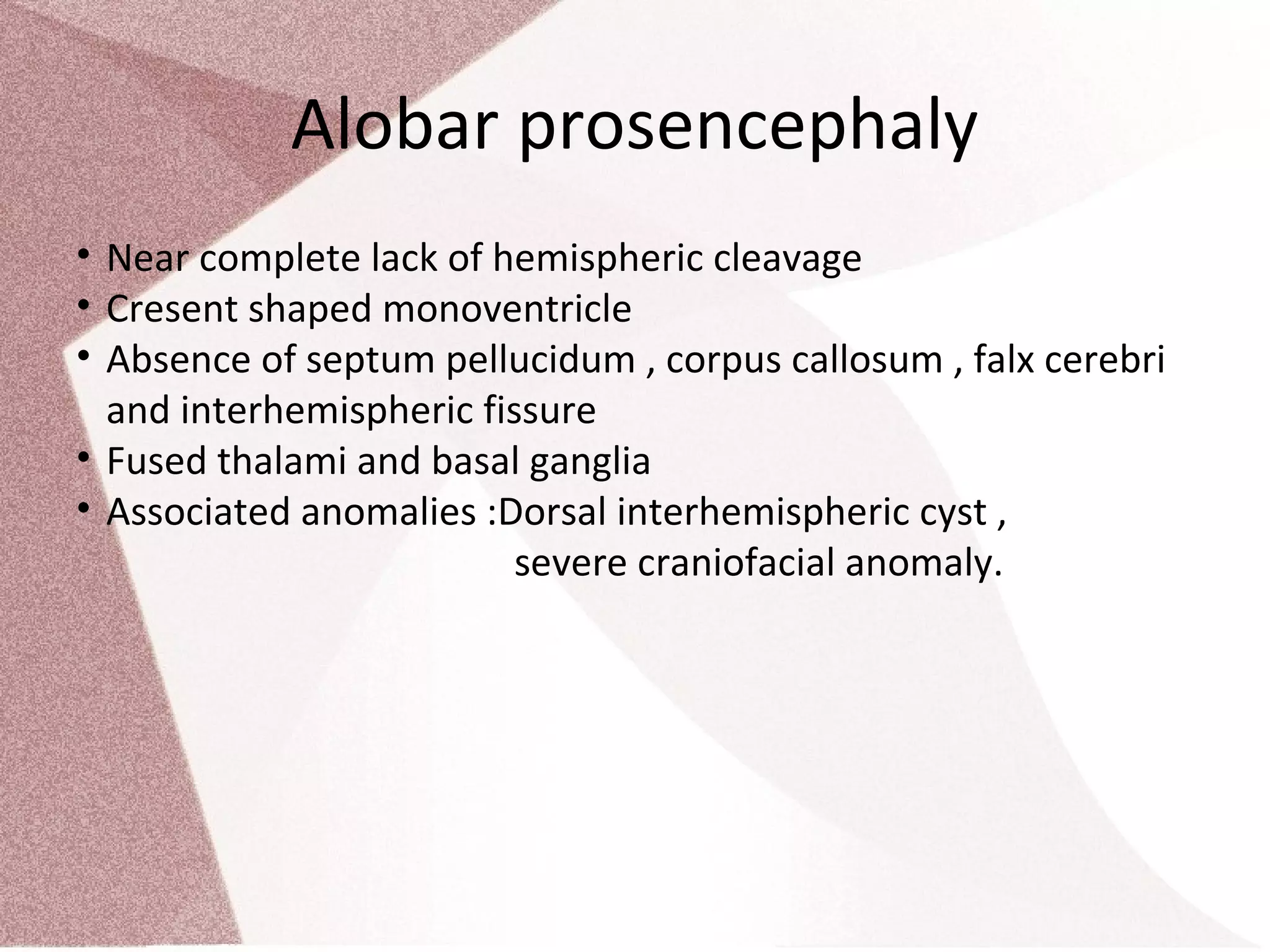 Congenital malformations of brain | PPT