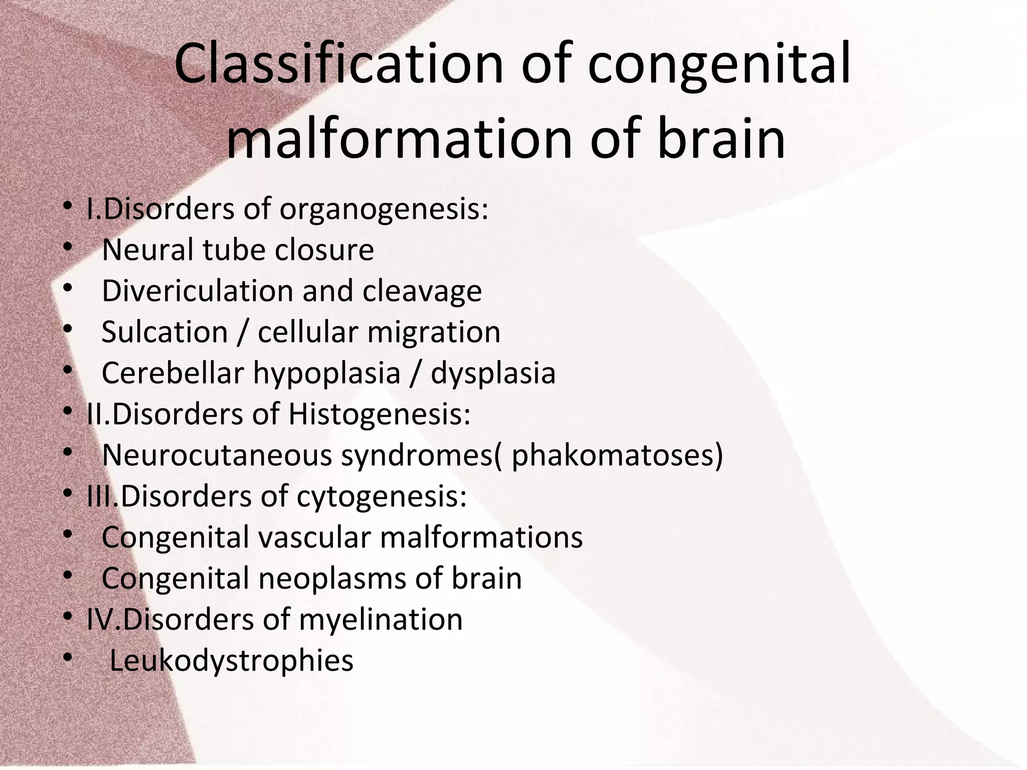 Congenital malformations of brain | PPT