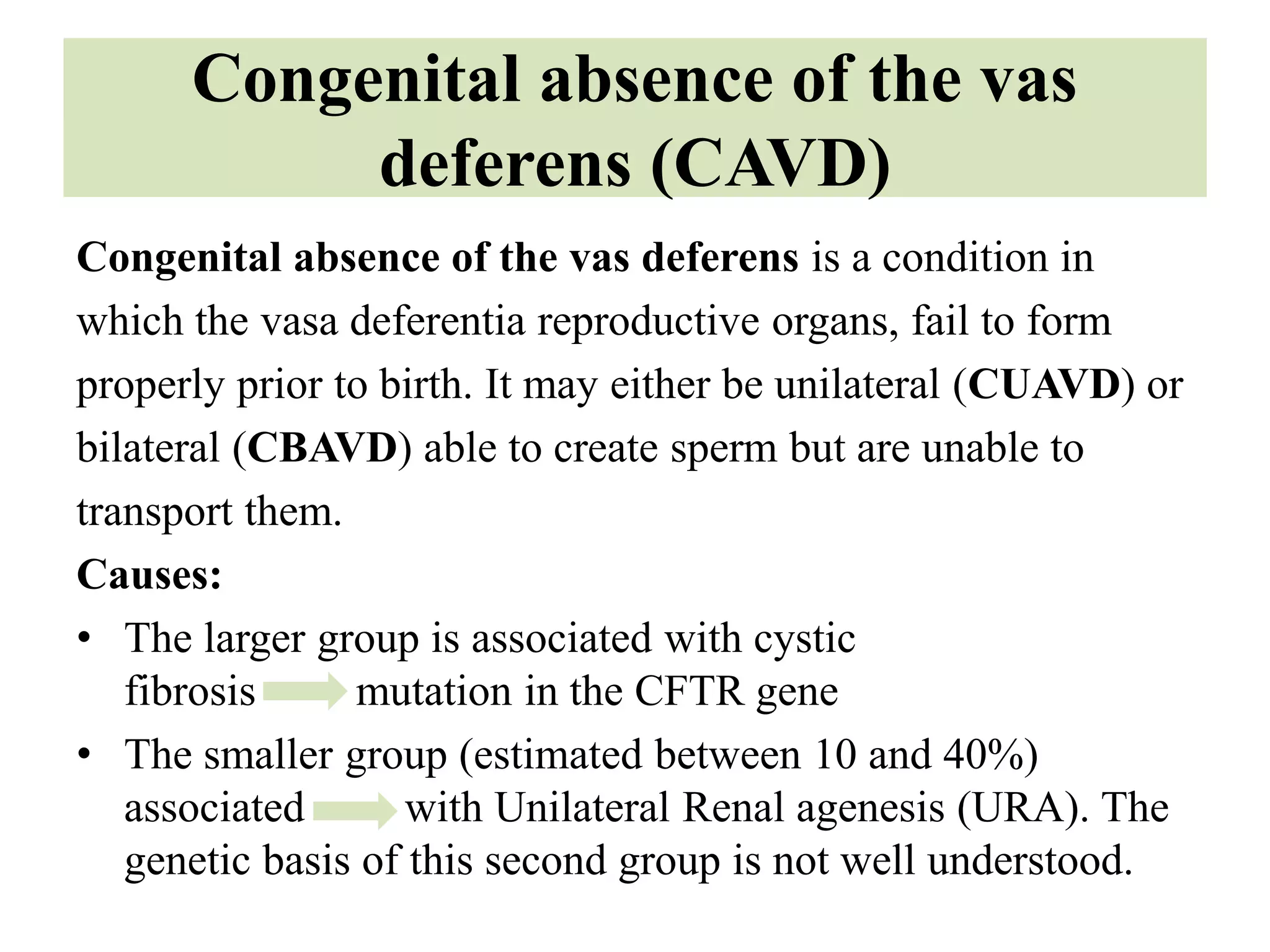 Congenital malformations of genital organs | PPTX