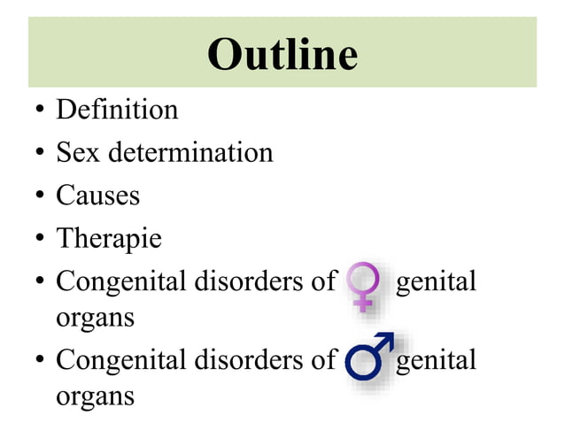 Congenital malformations of genital organs | PPTX