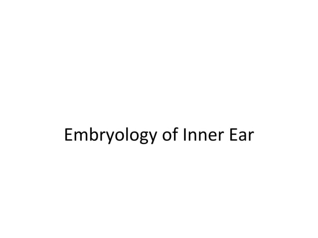 Congenital Malformations of Inner Ear.pptx | Ear, Nose and Throat ...