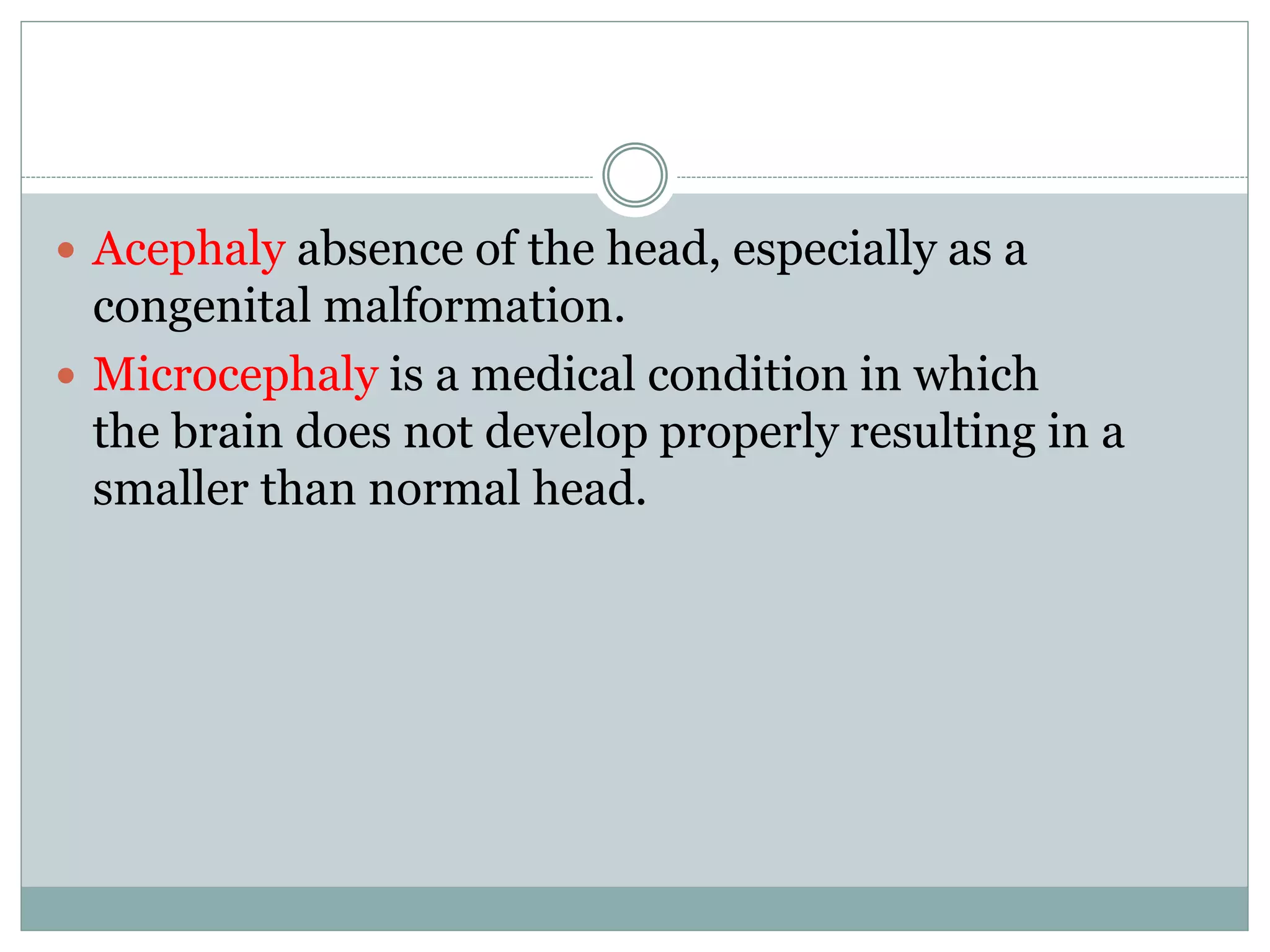 Congenital malformations of the nervous system | PPTX