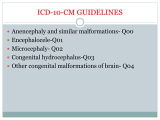 Congenital malformations of the nervous system | PPTX