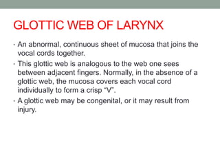 Congenital malformatios of respiratory system | PPTX