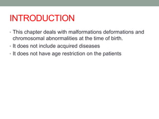Congenital malformtions deformations | PPTX