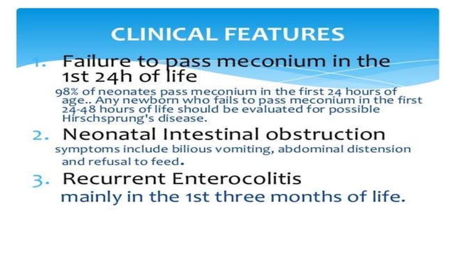 Congenital megacolon PPT | PPTX | Digestive Disorders | Diseases and ...