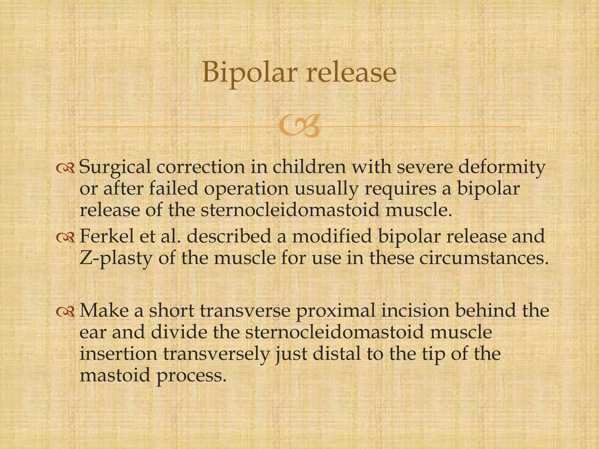 Congenital muscular torticolis | PPTX