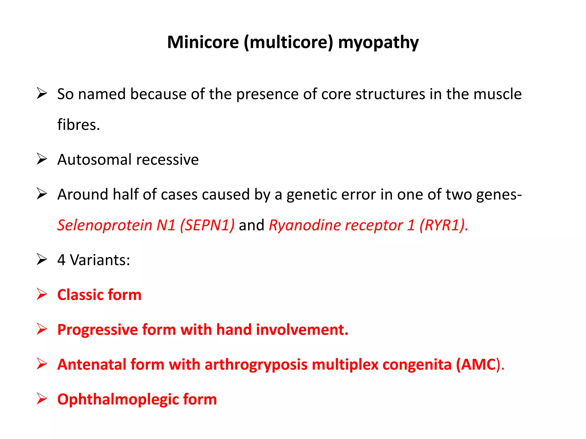 Congenital myopathy | PPTX
