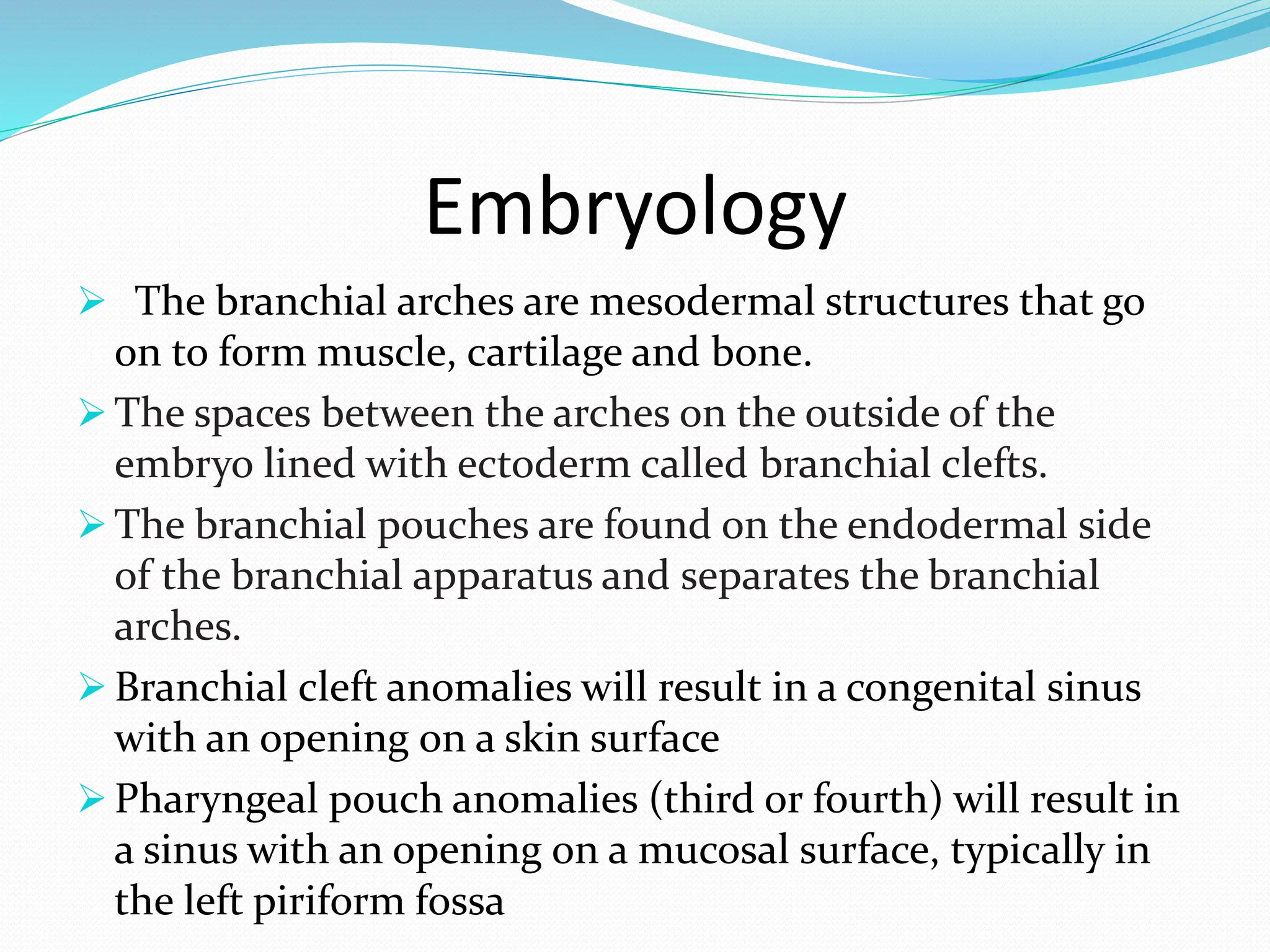 Congenital Sinuses of The Neck and its Etiology | PPTX