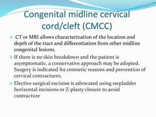 Congenital Sinuses of The Neck and its Etiology | PPTX