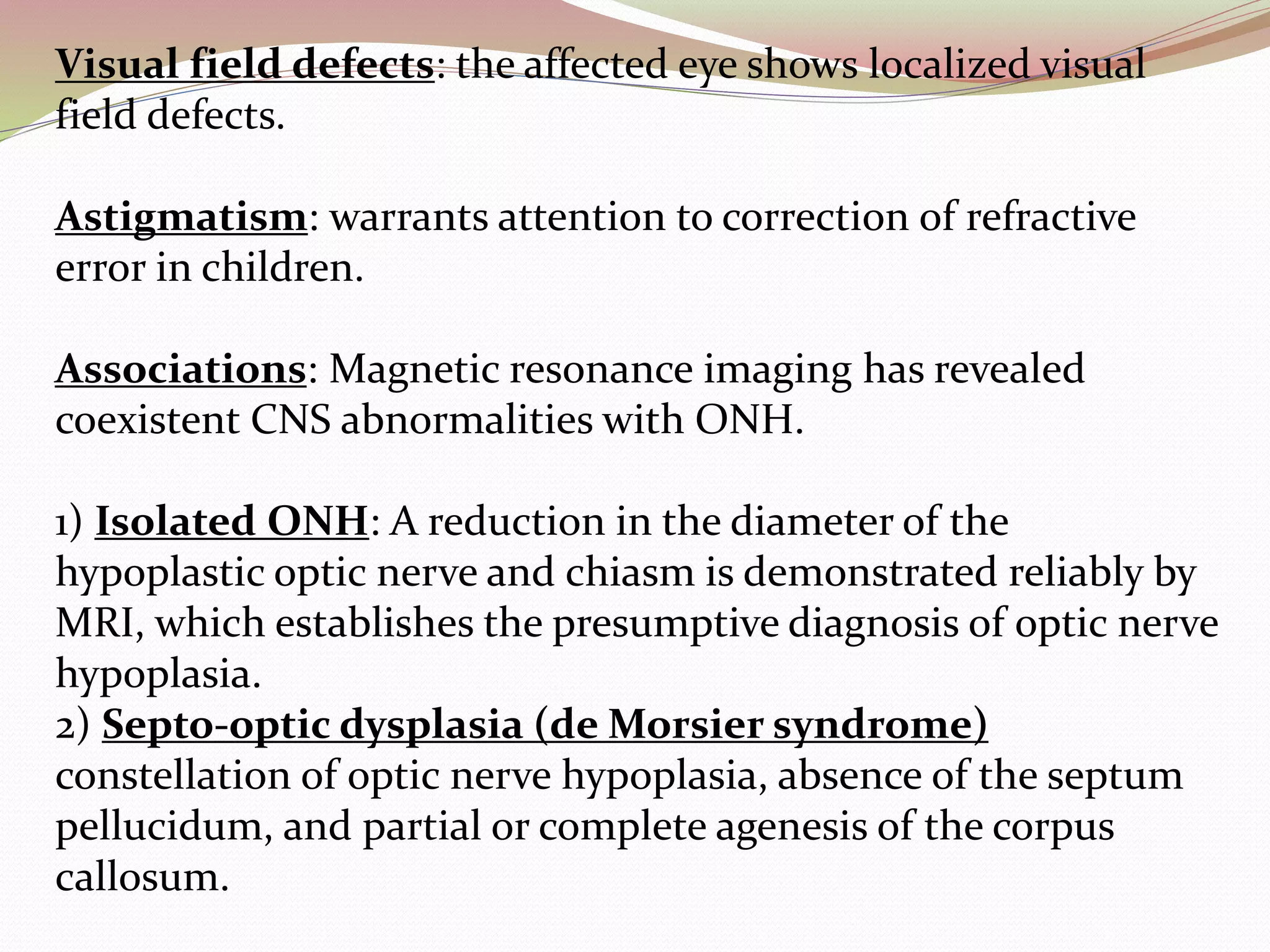Congenital optic disc anomalies | PPTX