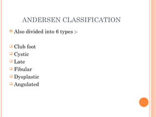 Congenital pseudarthrosis of tibia | PPT