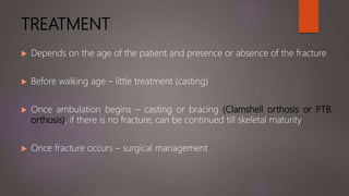 Congenital pseudarthrosis of tibia - Dr. Sachin M | PPTX