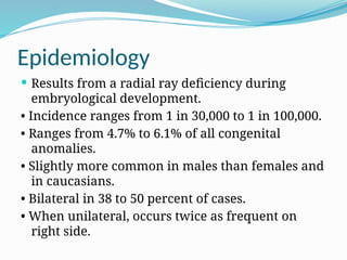 CONGENITAL RADIO-ULNAR SYNOSTOSIS, RADIAL CLUB HAND &.pptx