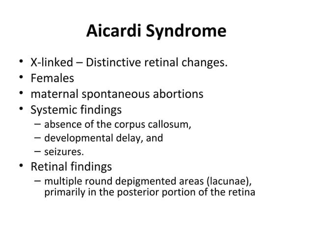Congenital retinal anomalies | PPT