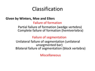 Congenital scoliosis | PPT