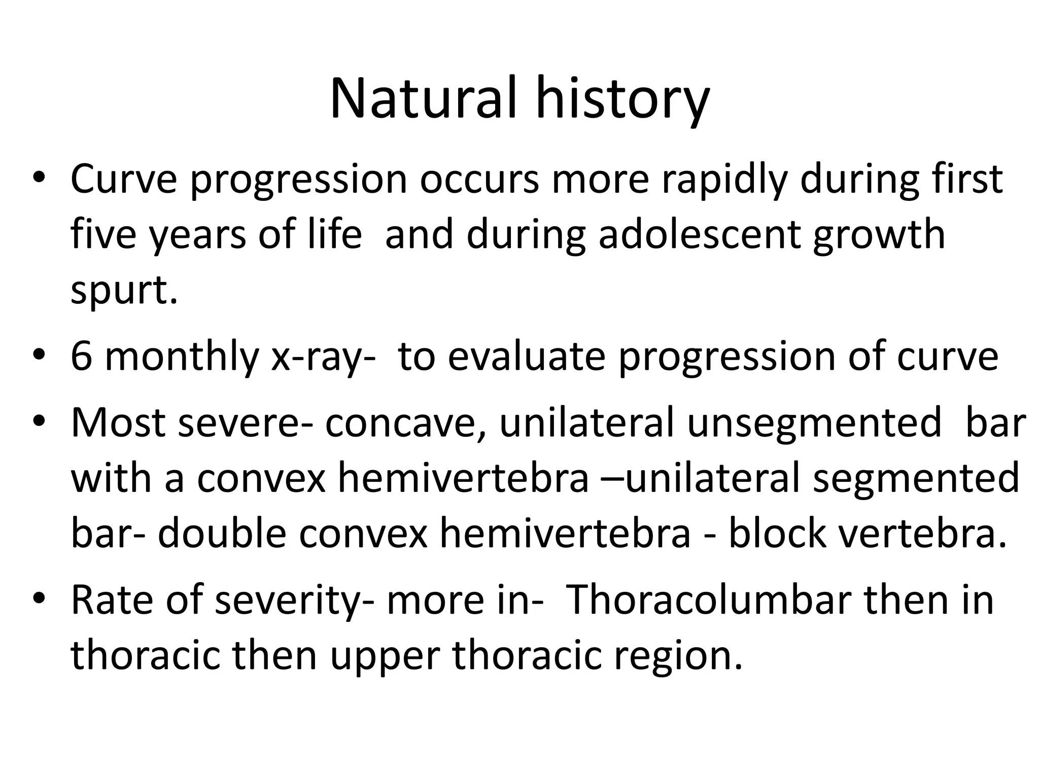Congenital scoliosis | PPTX