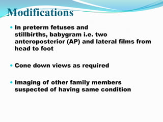 Radiological approach to Congenital skeletal dysplasia | PPTX